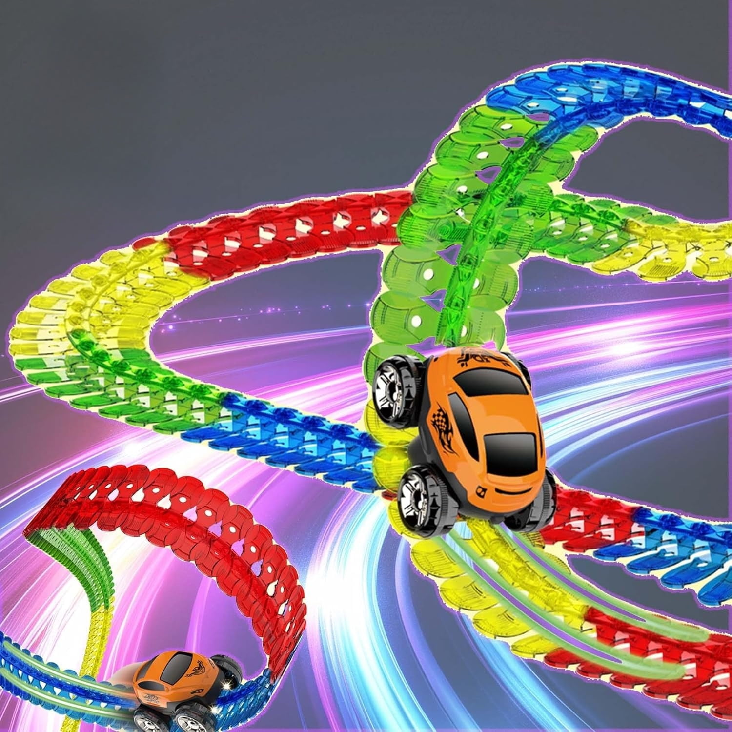 Anti Gravity Race Track with Car, 360° Electric Climbing Car Race Track ...
