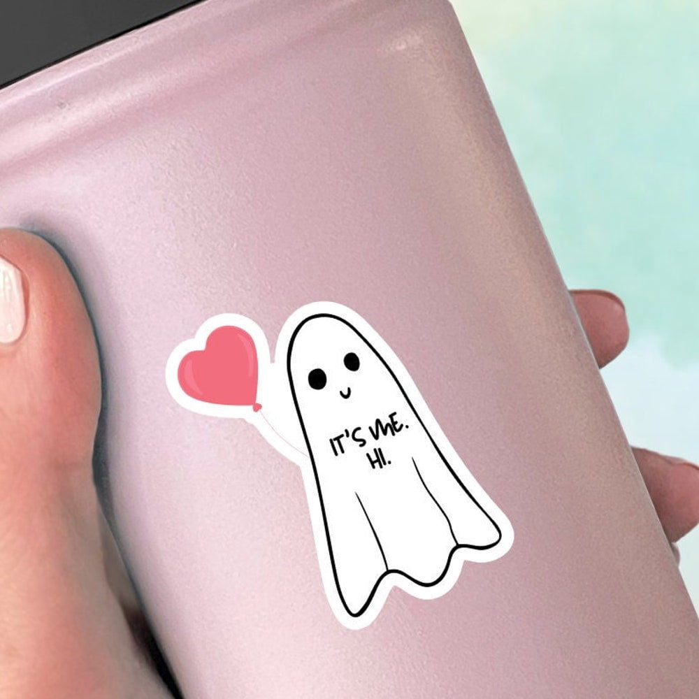 Anti-Hero Ghost Sticker, It'S Me Hi, I'M The Problem It'S Me Phone ...