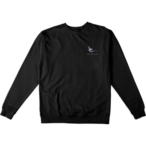 Anti Hero Skateboards Lil Pigeon Emblem Black Men's Crew Neck ...