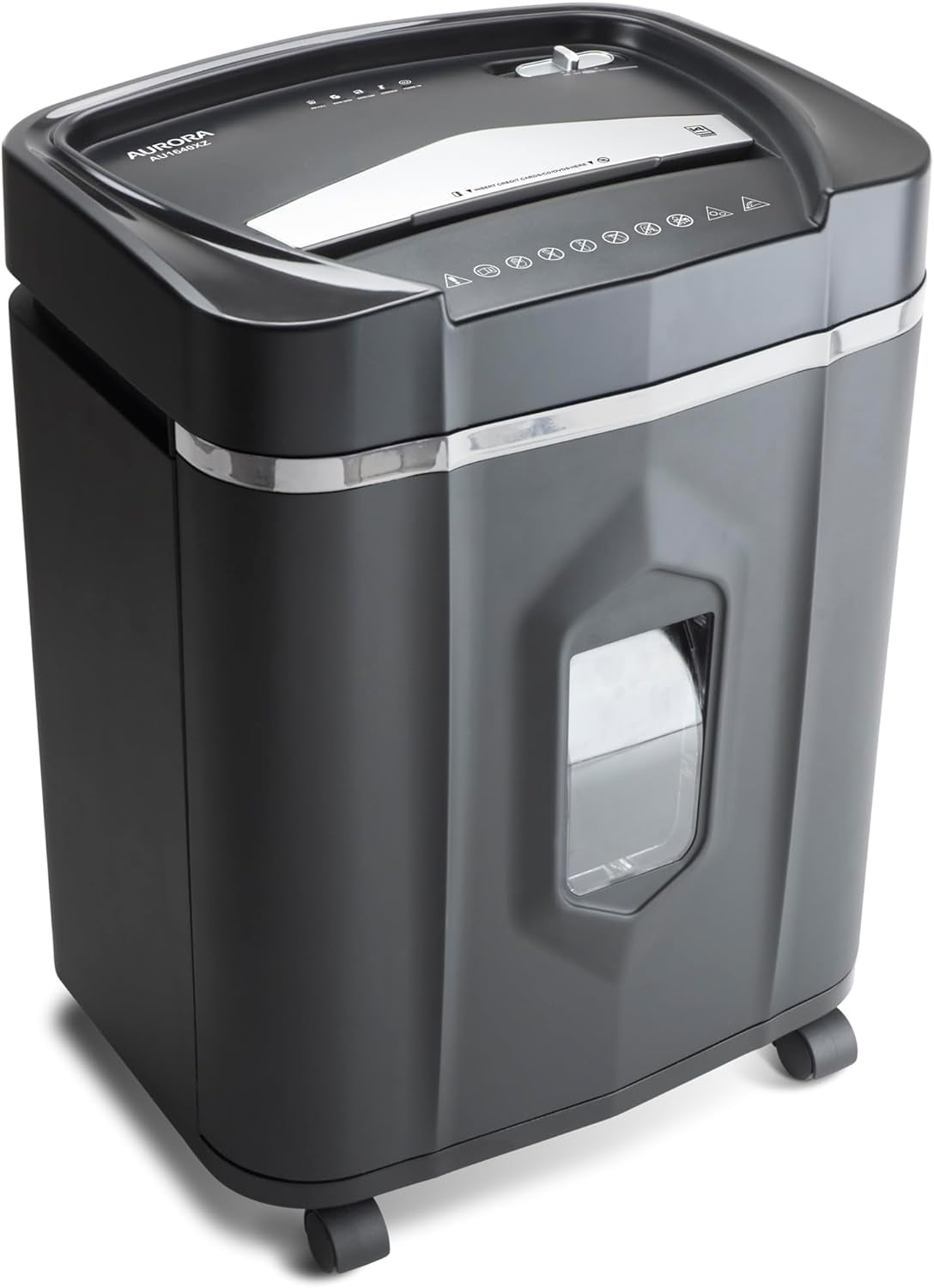 Anti-Jam 16-Sheet Crosscut Paper/CD and Credit Card Shredder/ 5-Gallon ...
