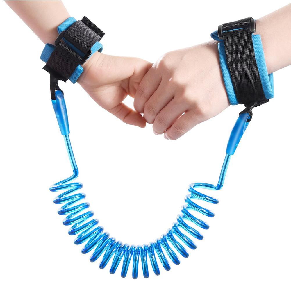 Wmool Anti Lost Wrist Link, Reflective Toddler Safety Leash with Key ...