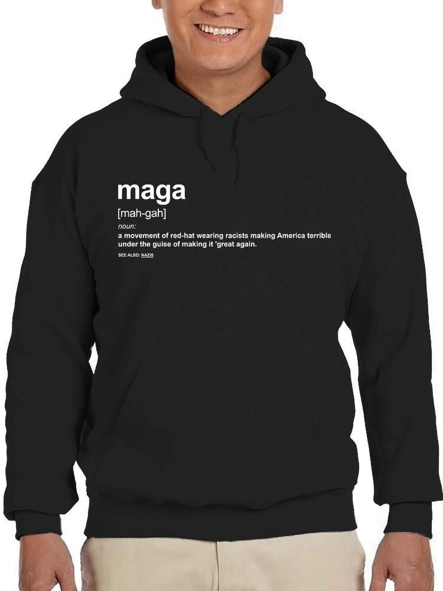Anti-Maga Definition 2024 Hoodie Men's - Walmart.com