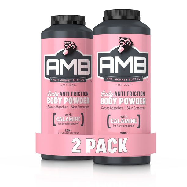 Anti Monkey Butt, Lady's Body Powder with Calamine Prevents Chafing ...