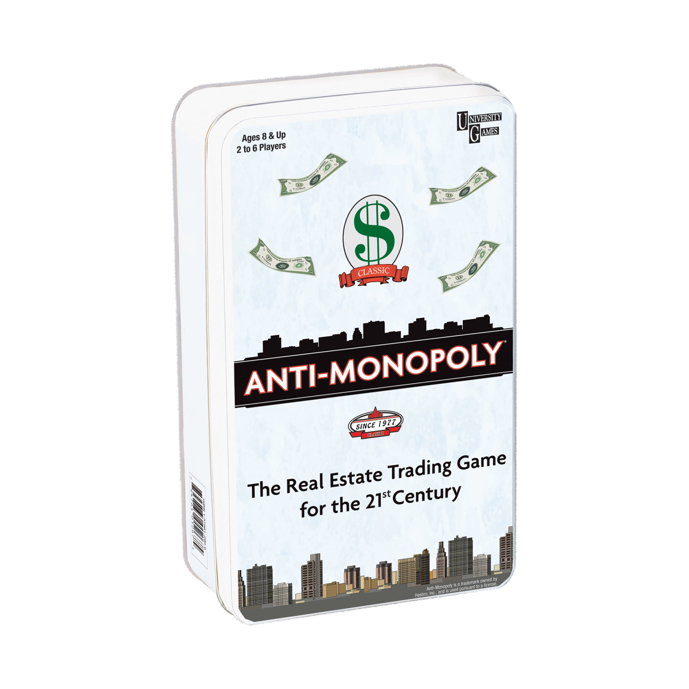 Anti-Monopoly Game from University Games, for 2 to 6 Players Ages 8 and ...
