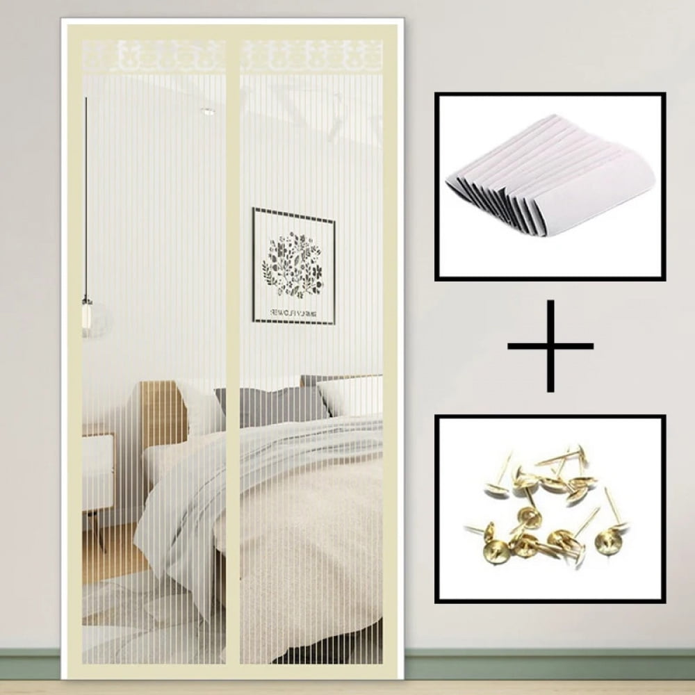 Anti-Mosquito Door Screen Magnetic Automatic Tights Door Curtains ...