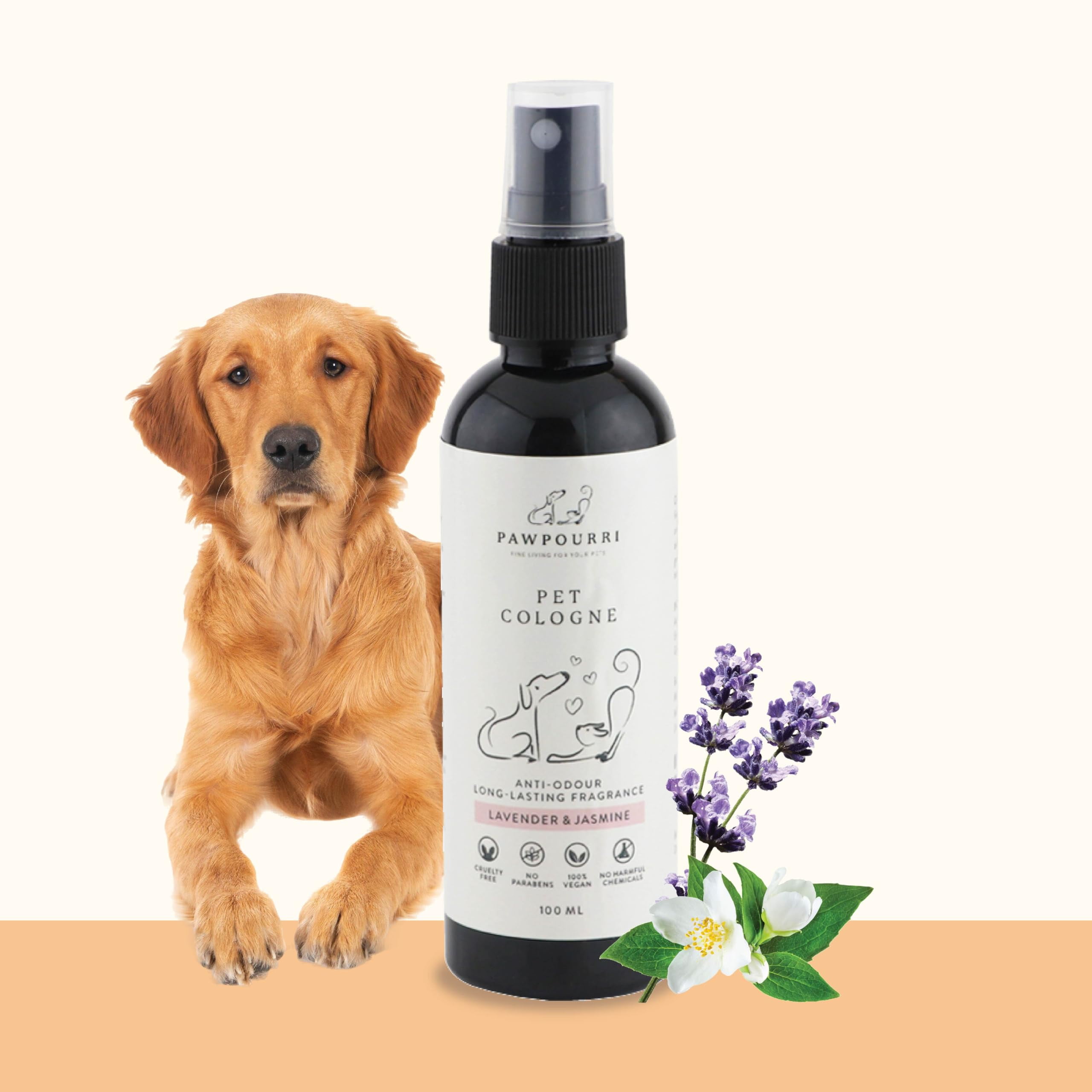 Anti-Odour, Long-Lasting Cologne for Dogs and Cats | Pet Perfume with ...