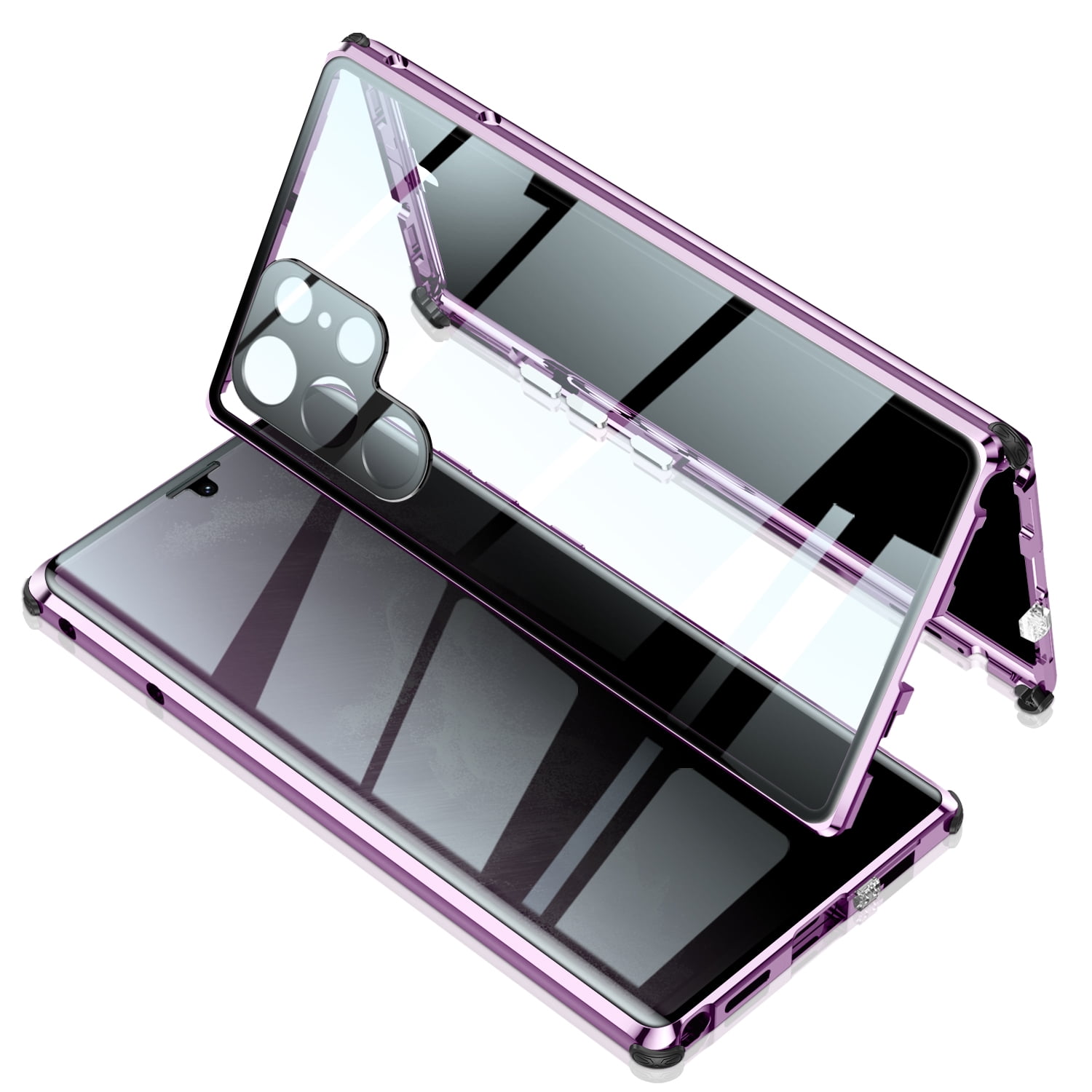 Anti-Peep Magnetic Case for Samsung Galaxy S24 Ultra, Dual-Sides ...