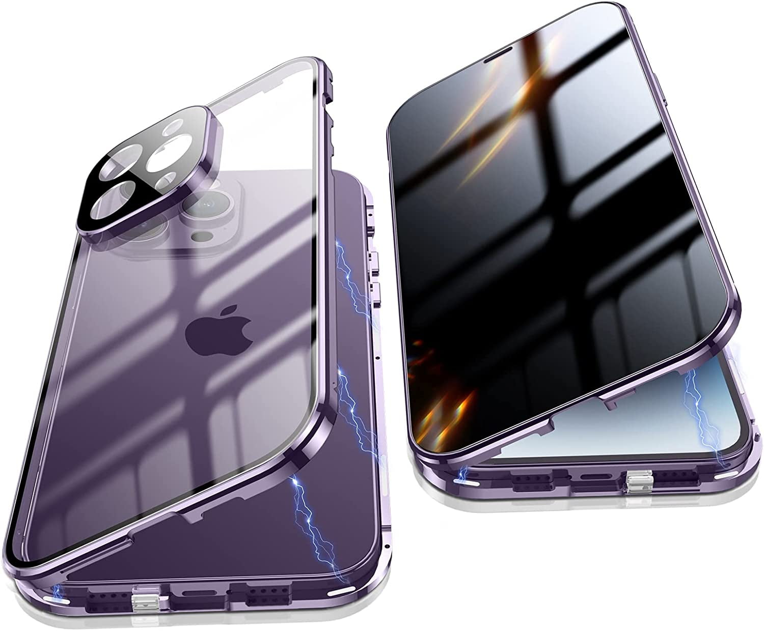 Anti Peeping Case for iPhone 14 Pro (6.1"), 360 Degree Front and Back ...