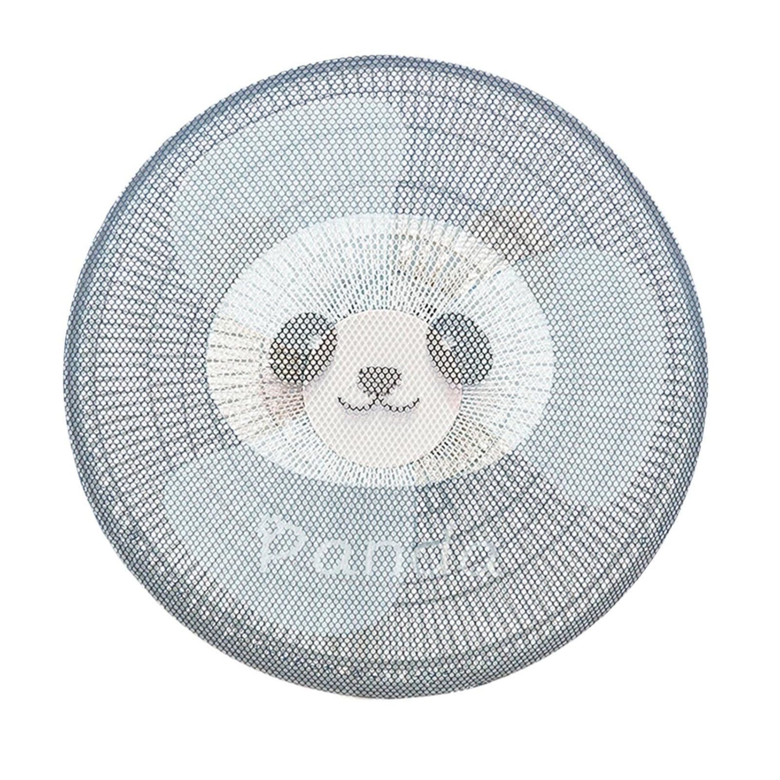 Anti-Pinch Hand Fan Cover Black M|Round Electric Fan Guard Dust Cover ...
