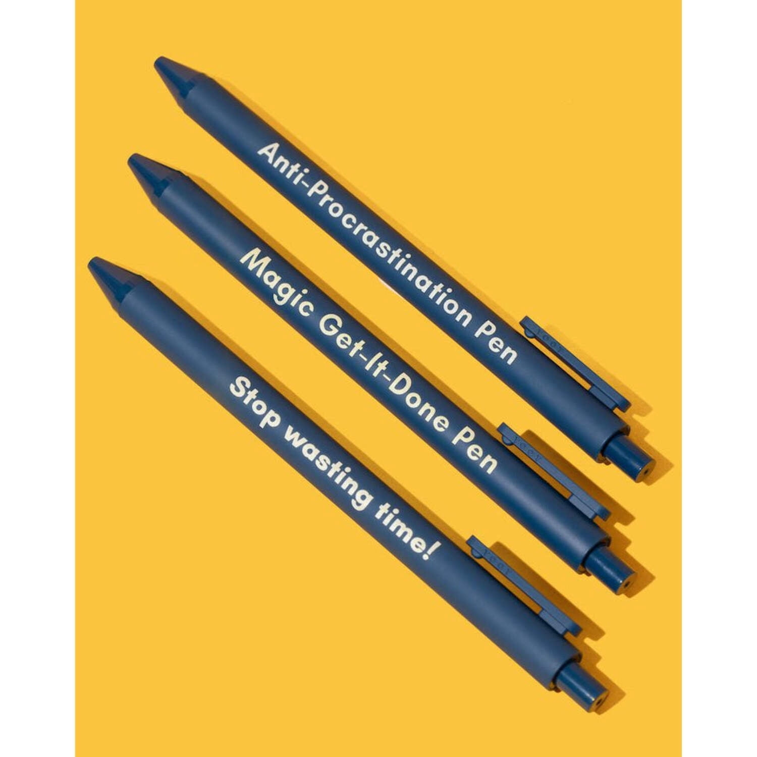 Anti-Procrastination Pen Set 💡 | Gel Click Pen Gift Set | 3 Pens in ...