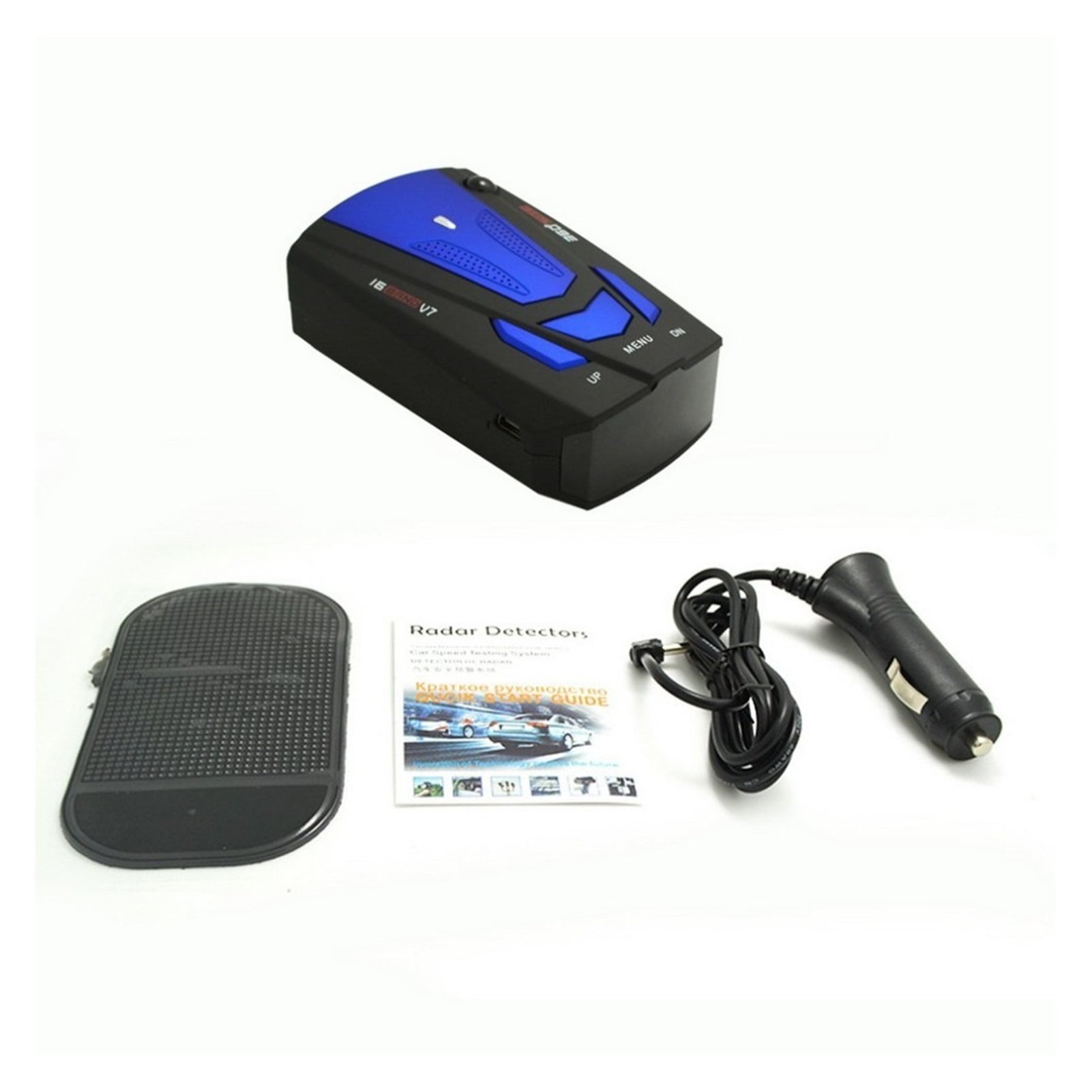 Anti Radar Car Detector Radar Detection V7 Speed Voice Alert Warning 16 ...