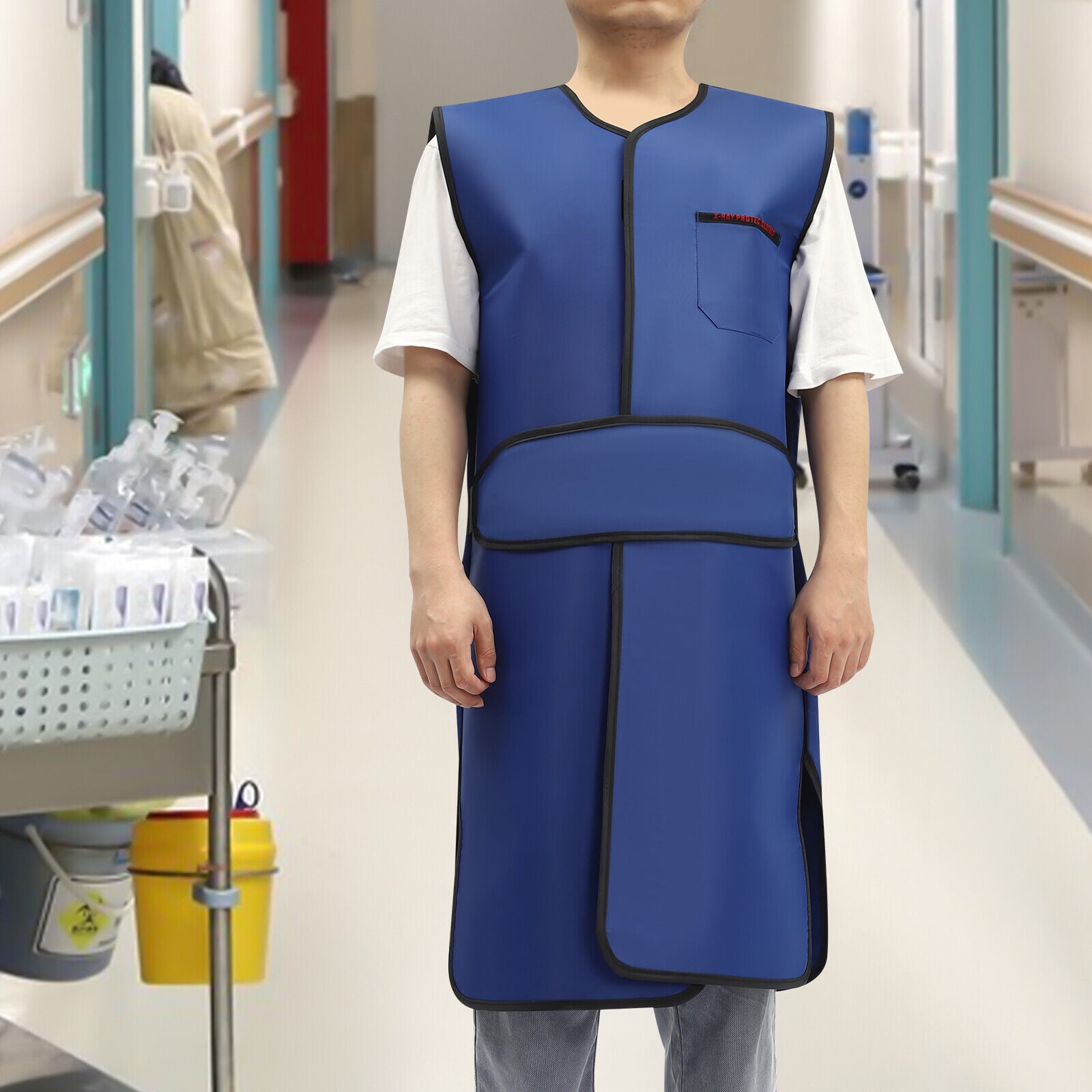 Anti-Radiation Lead Suit Half-Sleeved X-ray Protective Clothing Xray ...