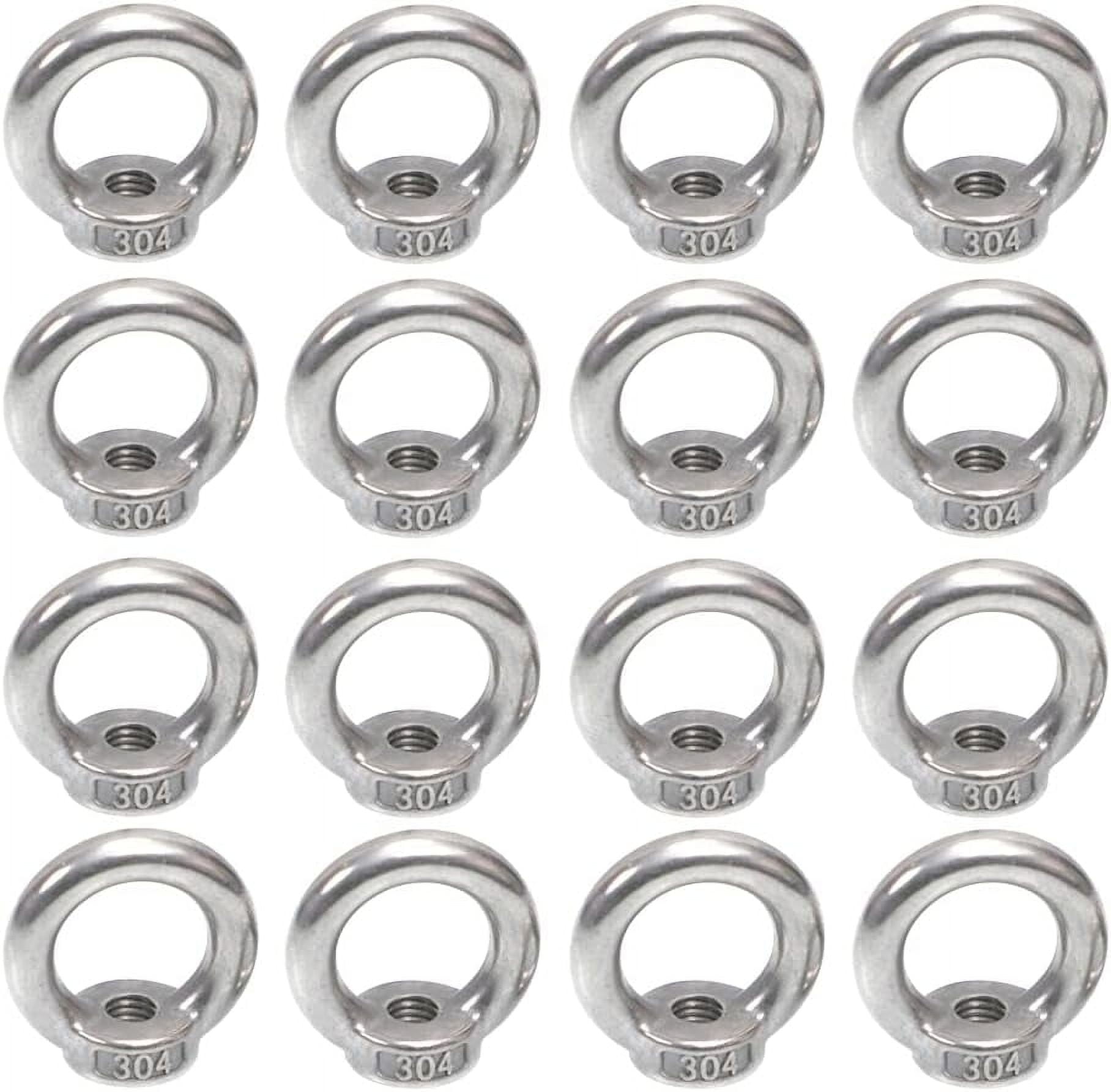 Anti-Rust Durable Lifting Eye Nut, Stainless Steel Ring Shape Threaded ...