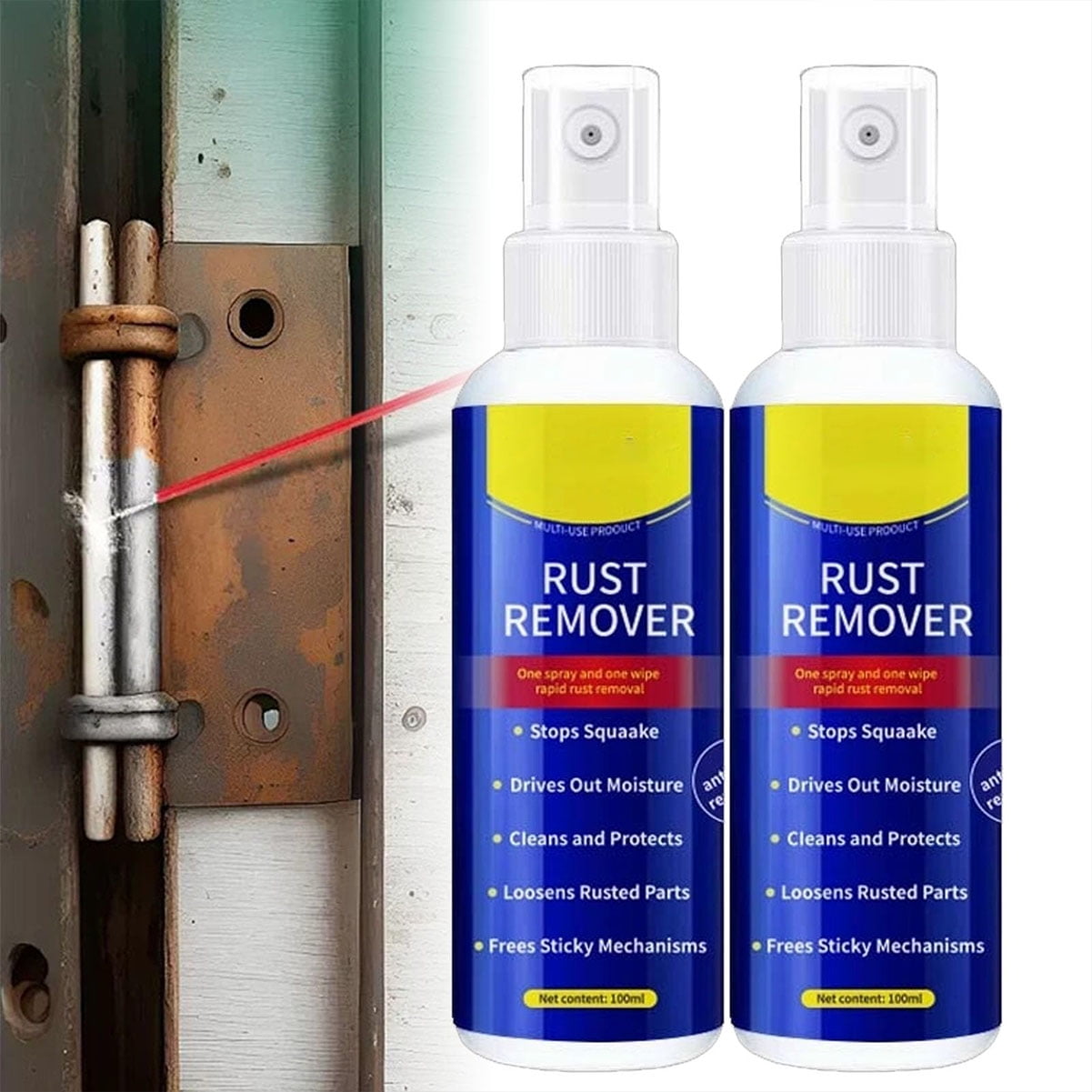 Anti-Rust Lubricant Spray & Rust Remover, Rust Remover Spray for Metal ...