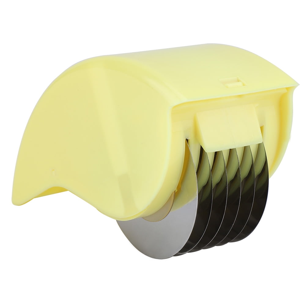 Anti-Rust Rolling Cutter Mincer for Vegetables Yellow Stainless Steel ...