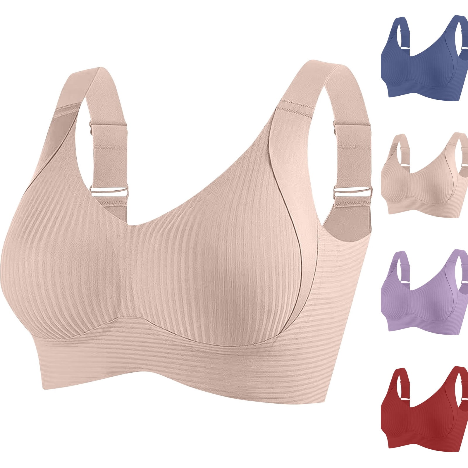 Anti-Sagging High Support Sports Bra for Women No Underwire Liftup ...
