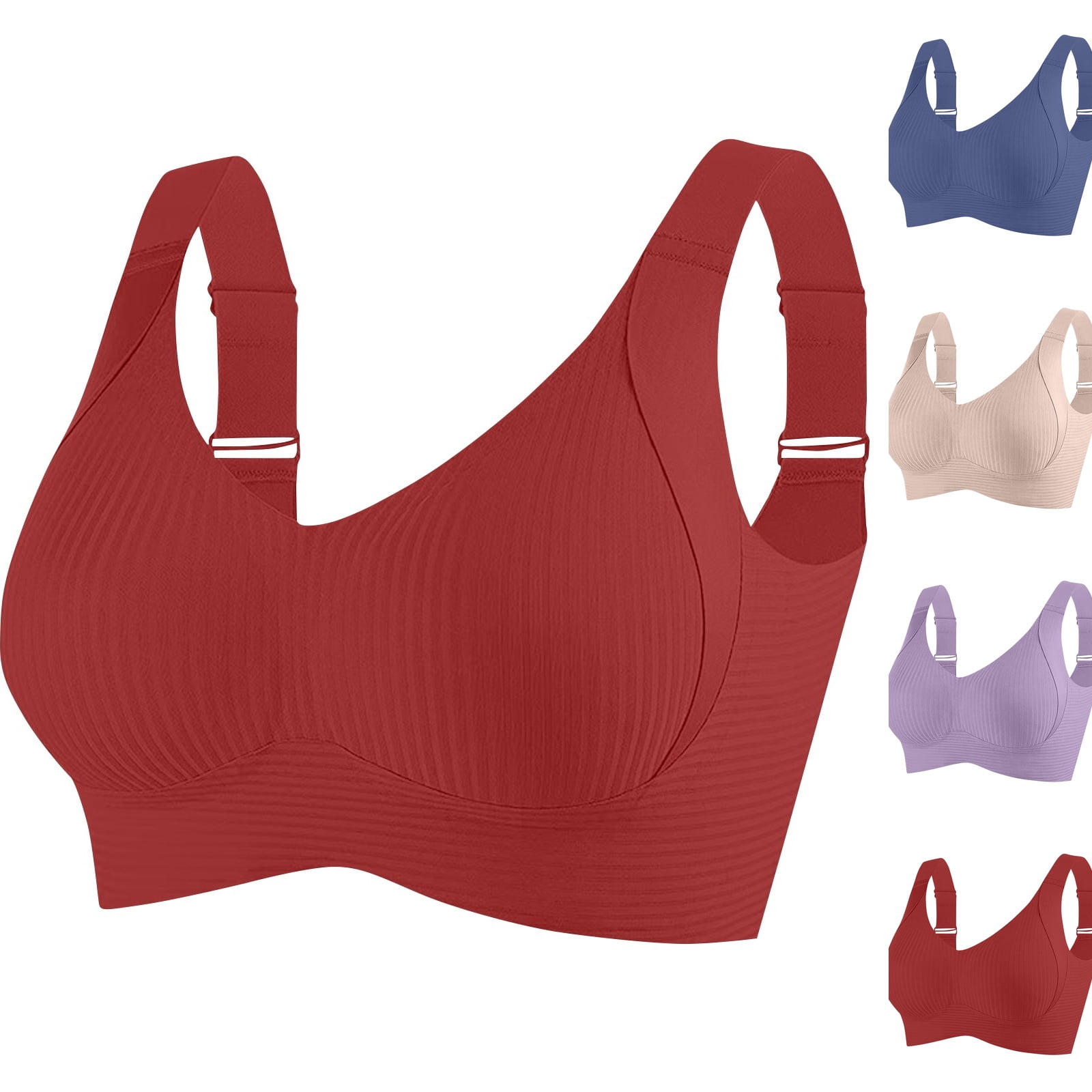Anti-Sagging High Support Sports Bra for Women No Underwire Liftup ...