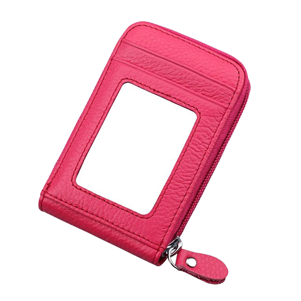 Anti-Scan Organizer for Multiple Cards Secure Zippered Card Holder ...