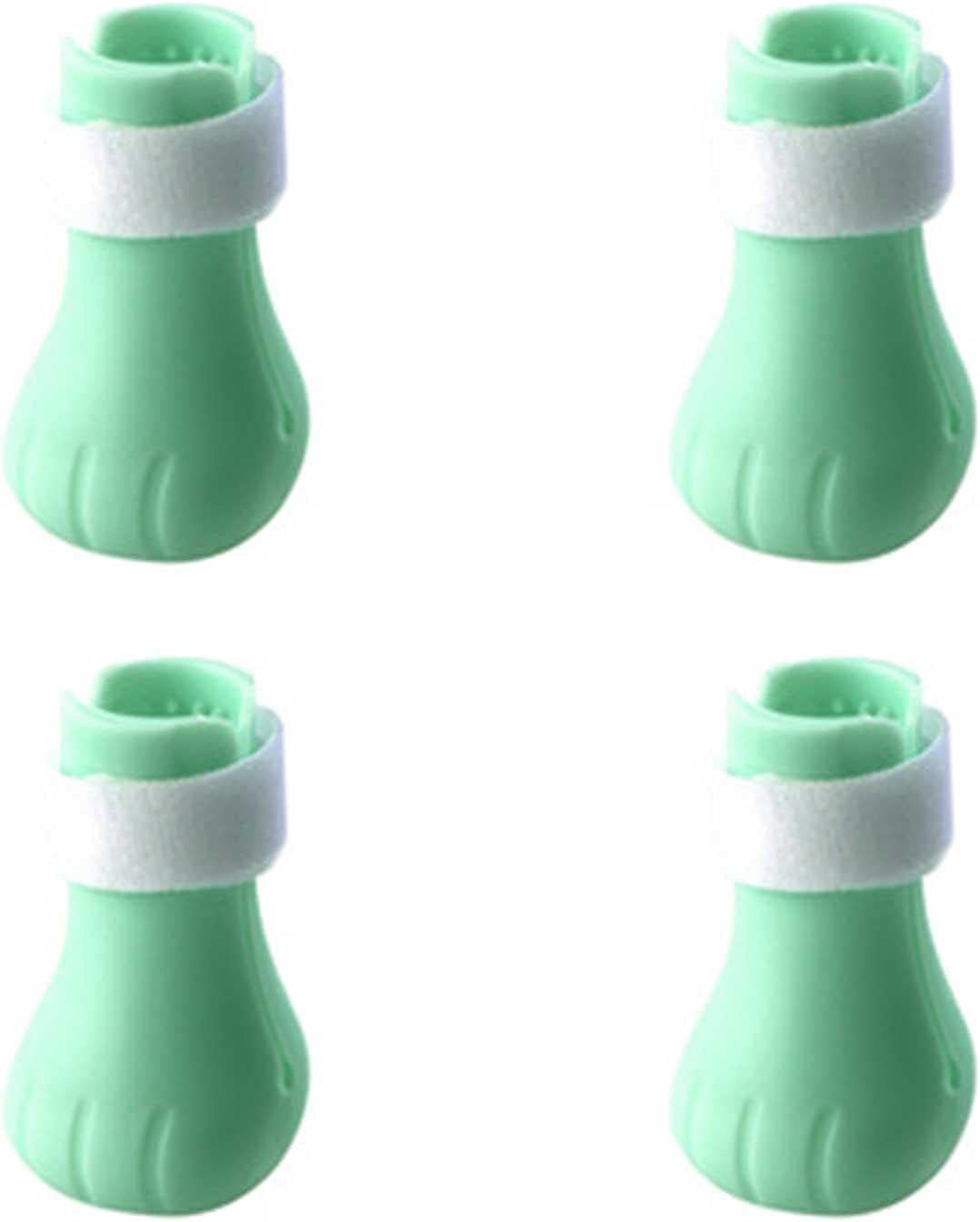 Anti-Scratch Boots for Cats, Adjustable Cat Paw Protector Shoes ...