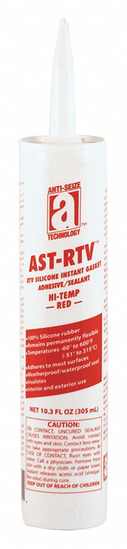 Anti-Seize Technology RTV Gasket Maker,10.3 oz,Red 27105 - Walmart.com