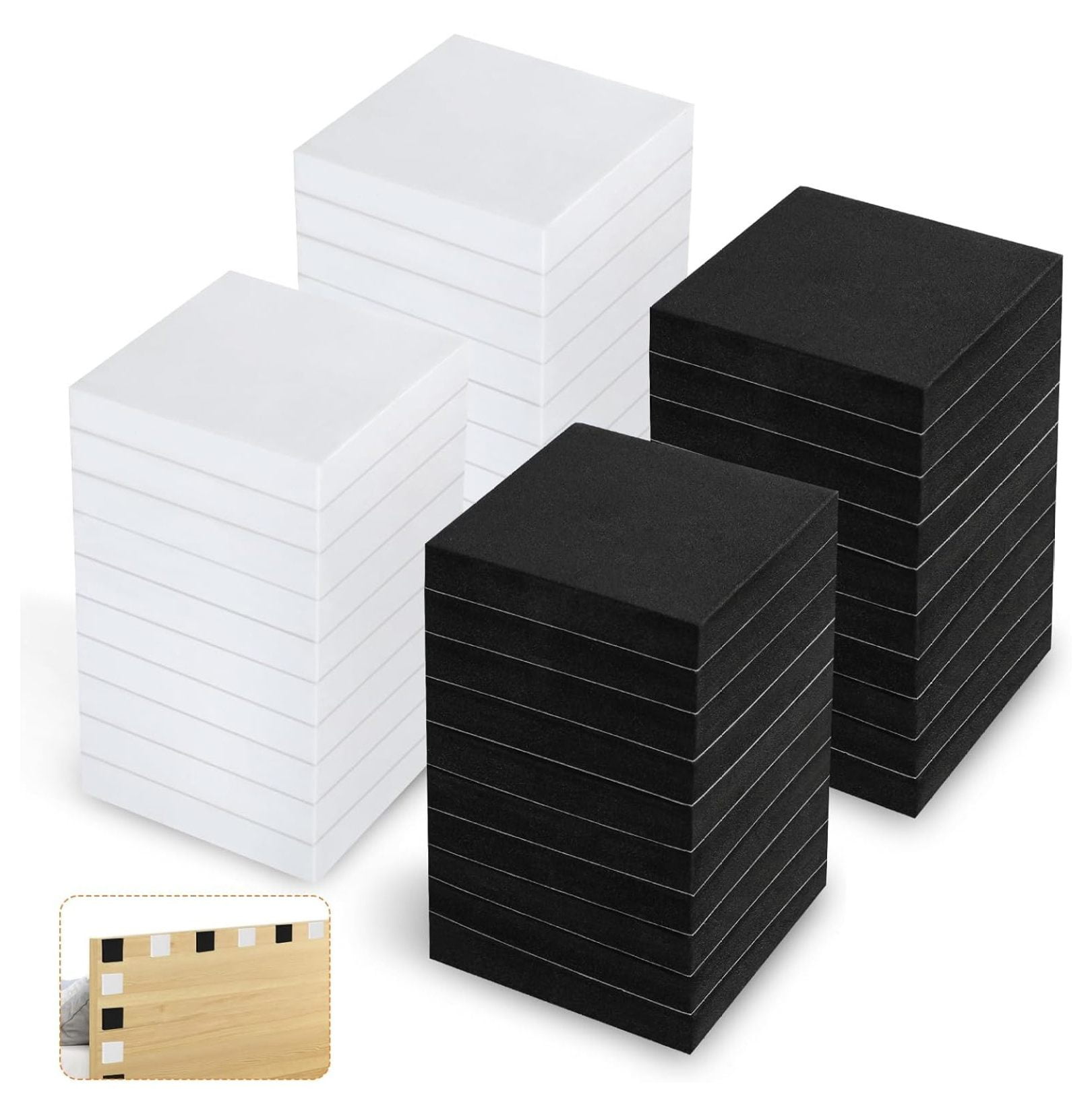 Anti Shake Headboard Stoppers for Wall, 40Pcs Furniture Wall Protectors, Bed Noise Dampeners ...