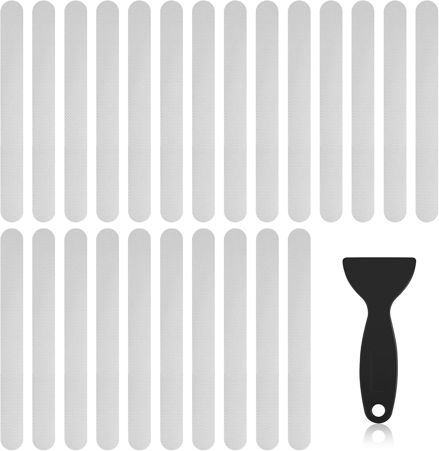 Anti-Skid Strips for Tub and Bathroom, 24-Pack Transparent Grip Pads ...