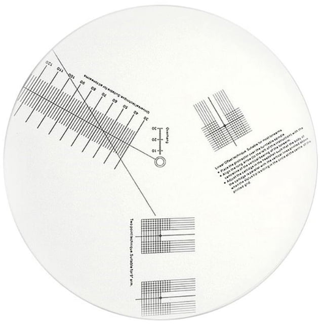 Anti-Sliding LP Vinyl Record Pickup Calibration Plate Distance Gauge ...