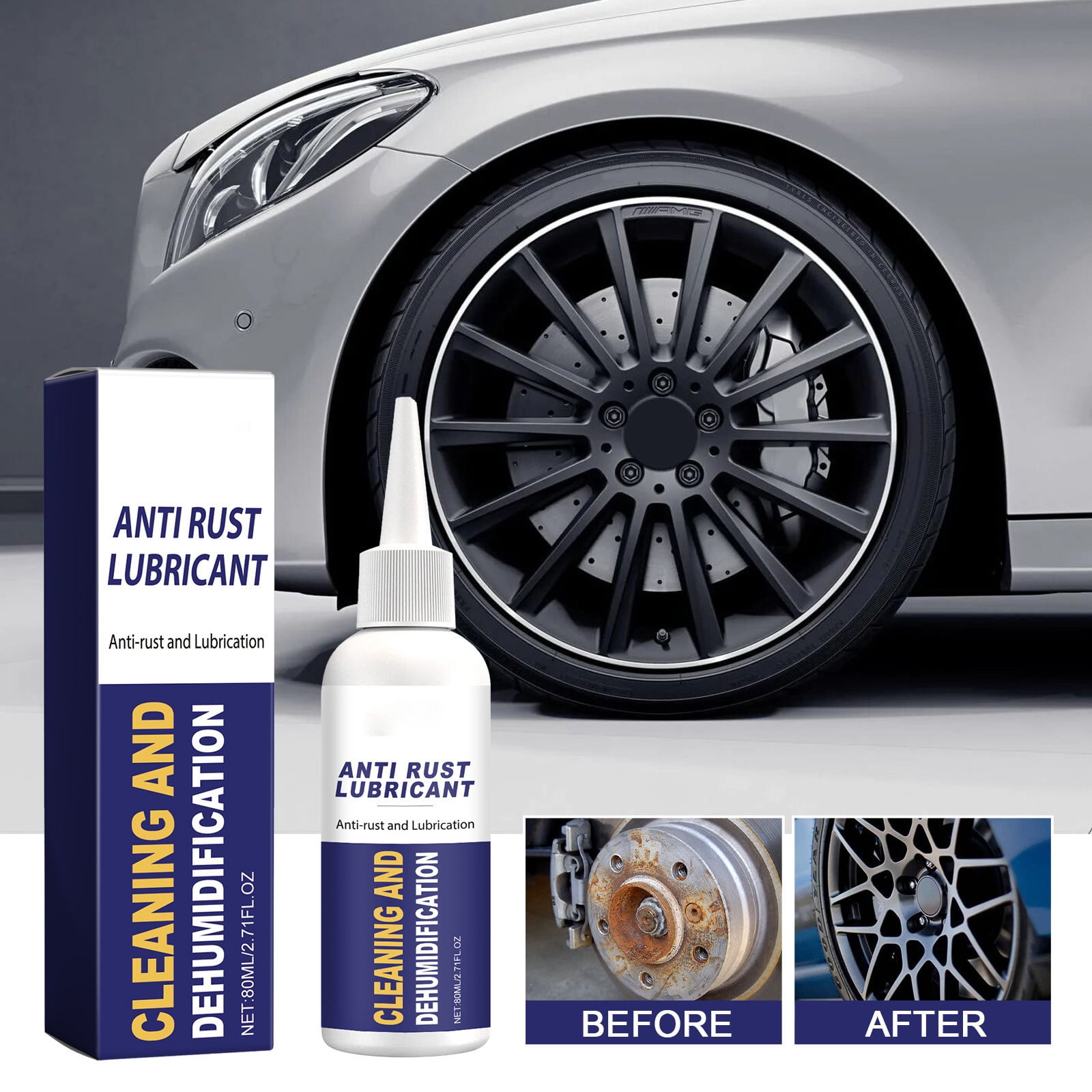Anti-Slip Agent,Hub Clean Decontamination Spray,30ml Automotive Care ...