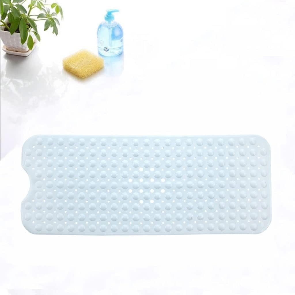 Anti Slip Bath Shower Tub Mat With Suction Cups Drain Holes Soft On