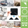 Anti Slip Blanket Sticker Sofa Cushion Gripper Carpet Fixing Tape 8x6cm ...