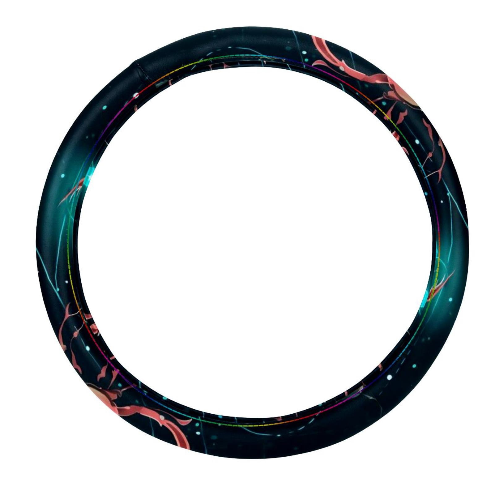 Anti-Slip Car Steering Wheel Cover, Cancer Zodiac Sign PVC Leather ...