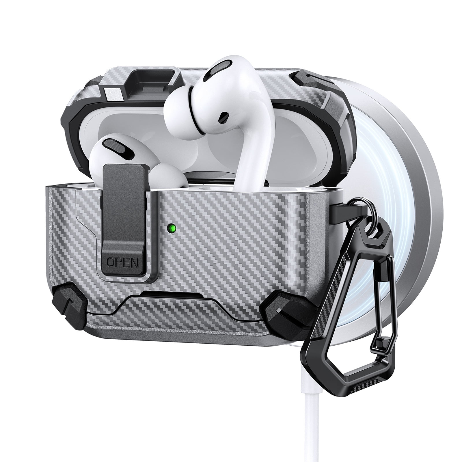 Anti-Slip Charging Earbuds Box for Pods 3rd Gen | Shock Absorbing Phone ...