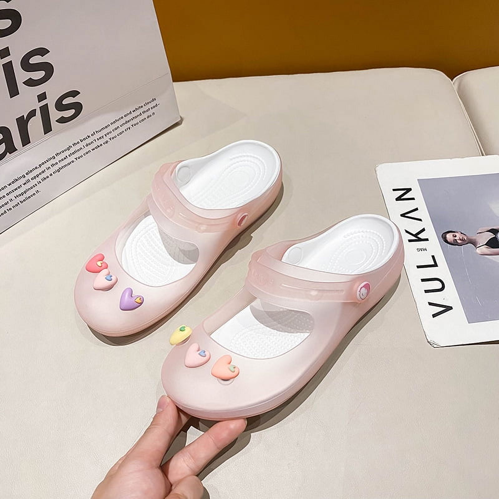 Anti Slip Clogs for Women, Classic Anti Slip Platform Nursing Garden & Clogs Comfort Light ...