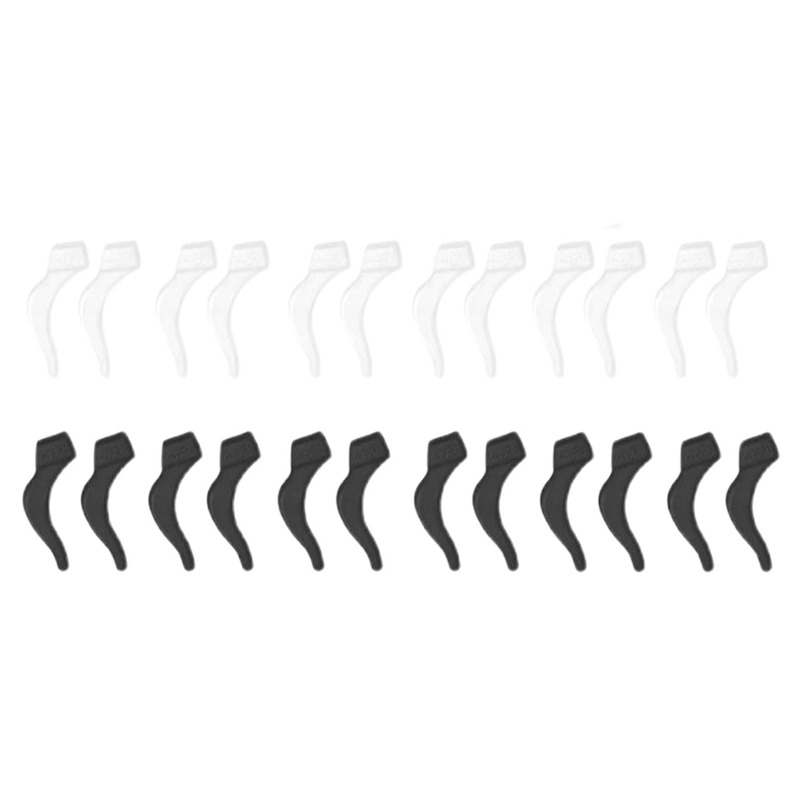Anti-Slip Eyeglass Grips 12 Pairs of Silicone Ear Hooks for Sports ...