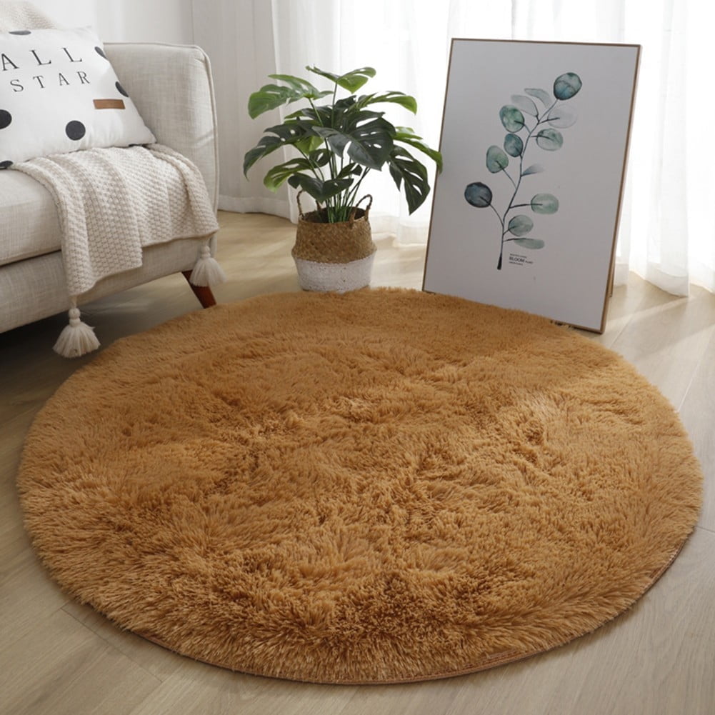Anti-Slip Fluffy Rugs Large Shaggy Rug Super Soft Mat Living Room ...