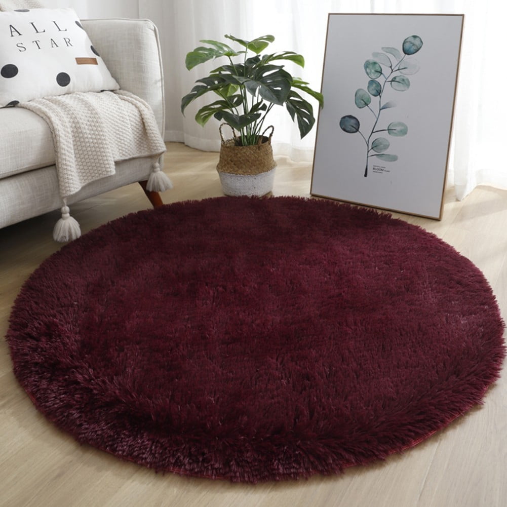 Anti-Slip Fluffy Rugs Large Shaggy Rug Super Soft Mat Living Room ...
