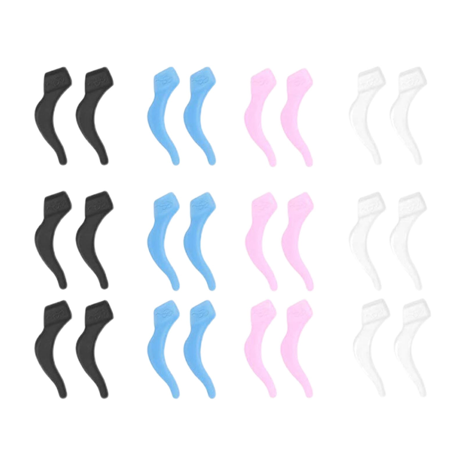 Silicone Ear Grips for Glasses, Anti Slip Glasses Holder, 12 Pairs ...