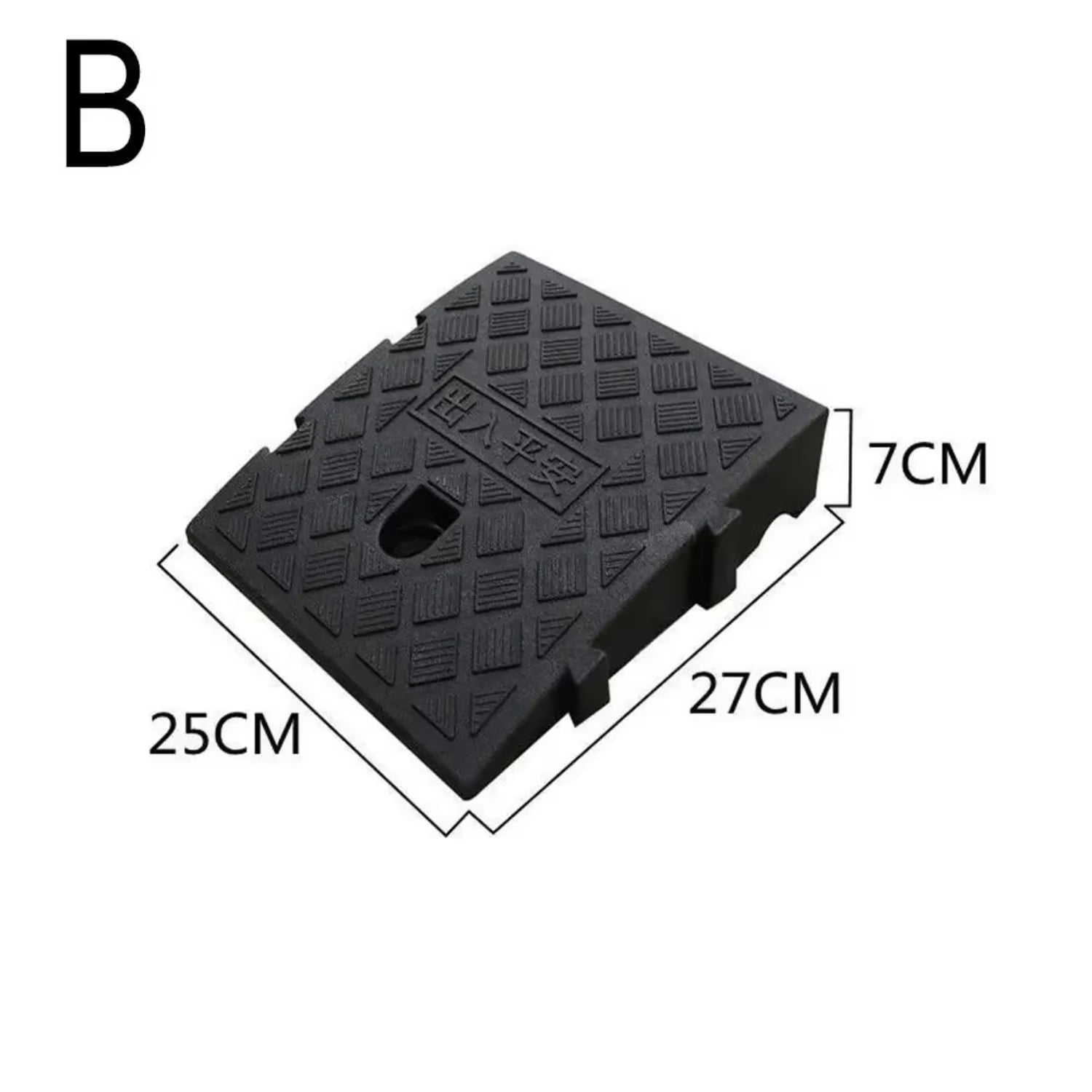 Anti-Slip Heavy Duty Portable Lightweight PVC Curb Ramp for Car Wheel ...