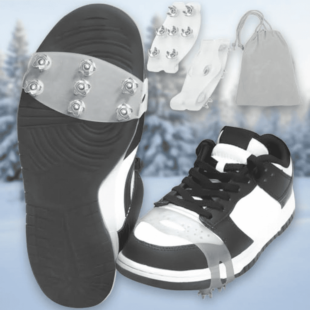 Anti-Slip Ice Cleats with 7 Steel Spikes for Hiking and Snow Walking ...