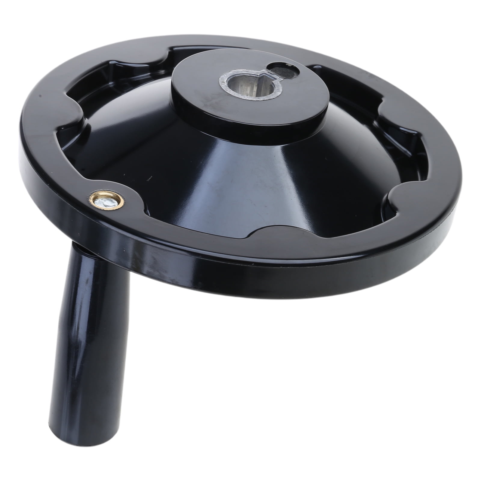 Anti-Slip Lathe Back Ripple Handwheel Black Bakelite Revolving Handle ...