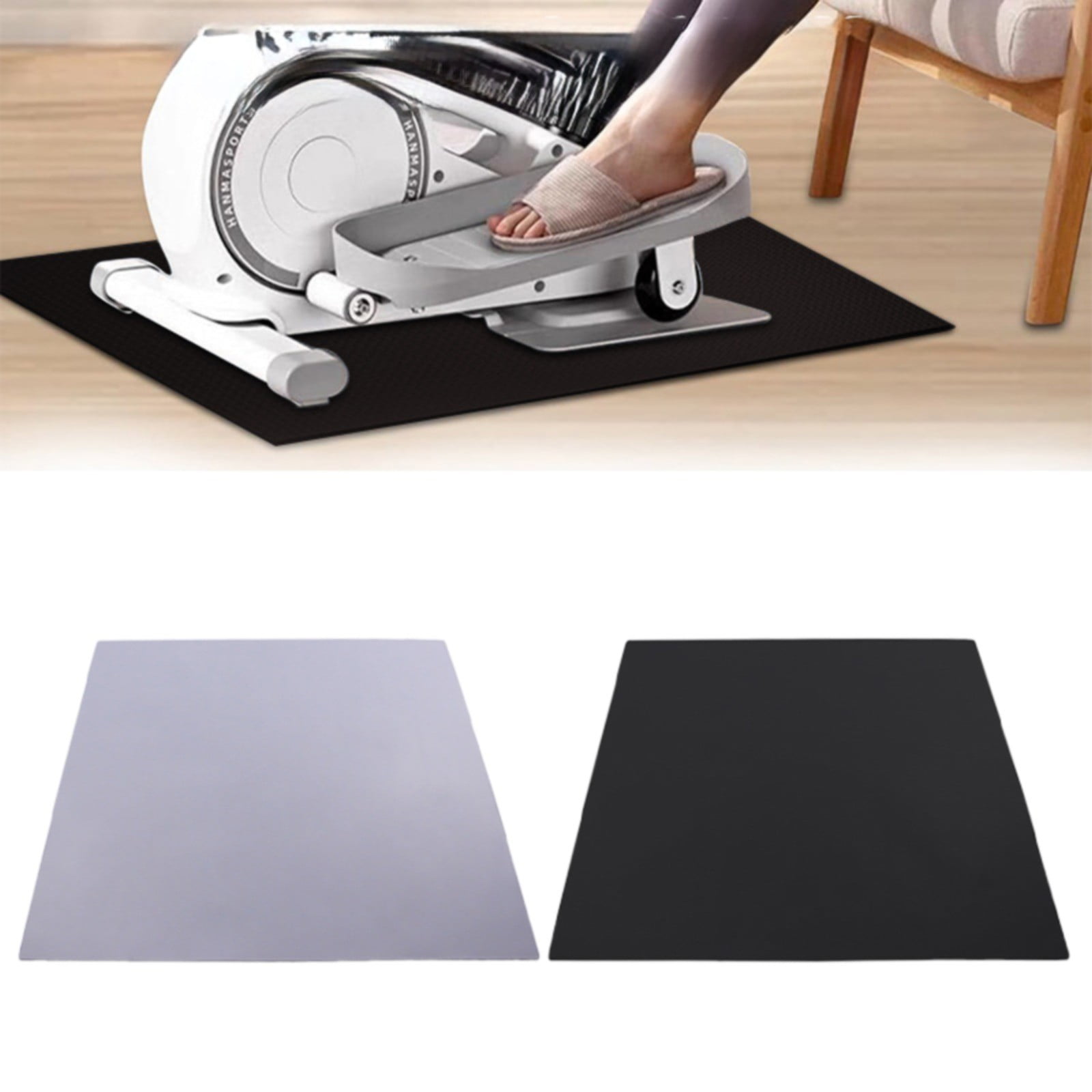 Anti-Slip Mat Black Clearance! Ellipse Leg Exerciser Machine Mat Non ...