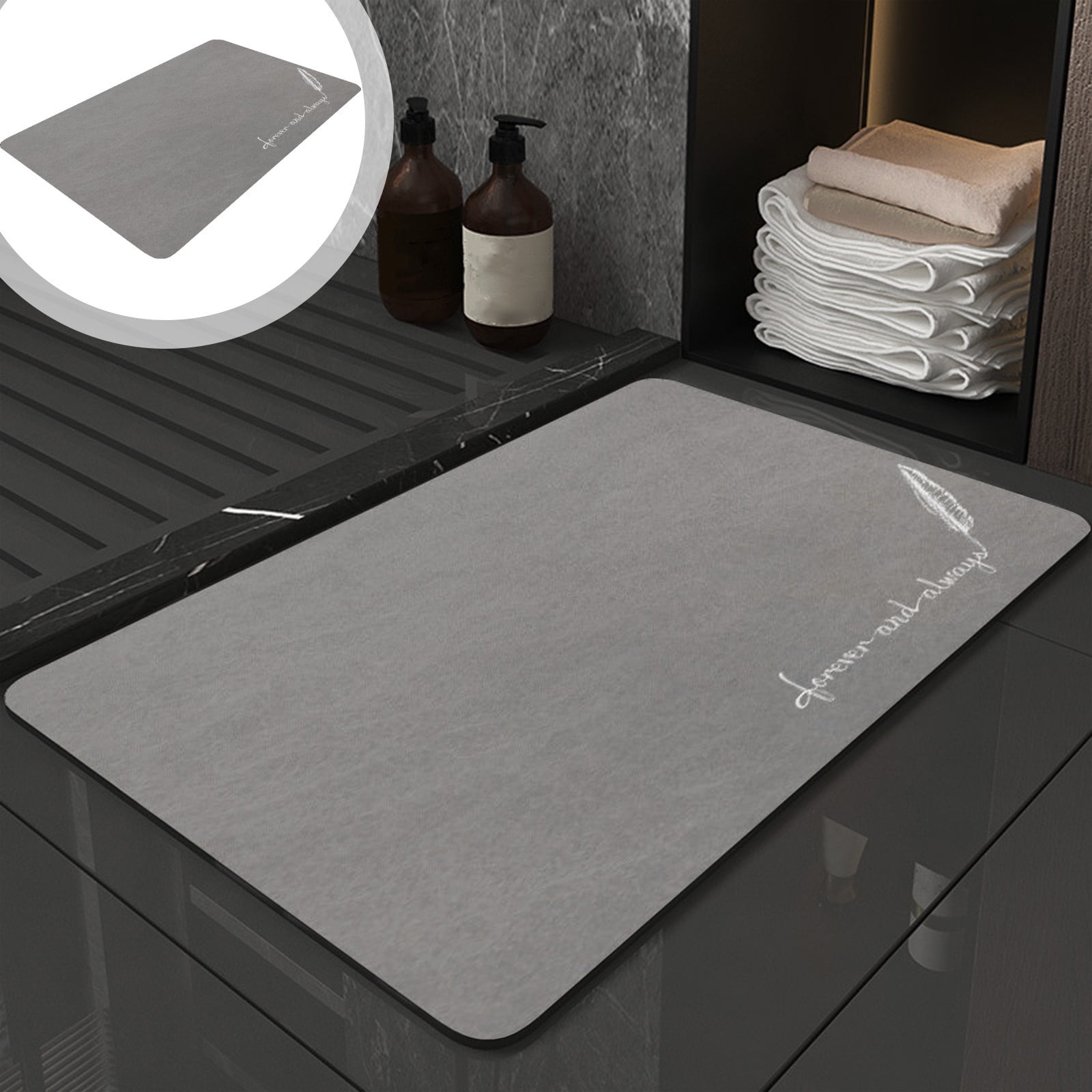 Anti-Slip Mat,Non-slip Bathroom Carpet,Soft Absorbent Mat,Water ...