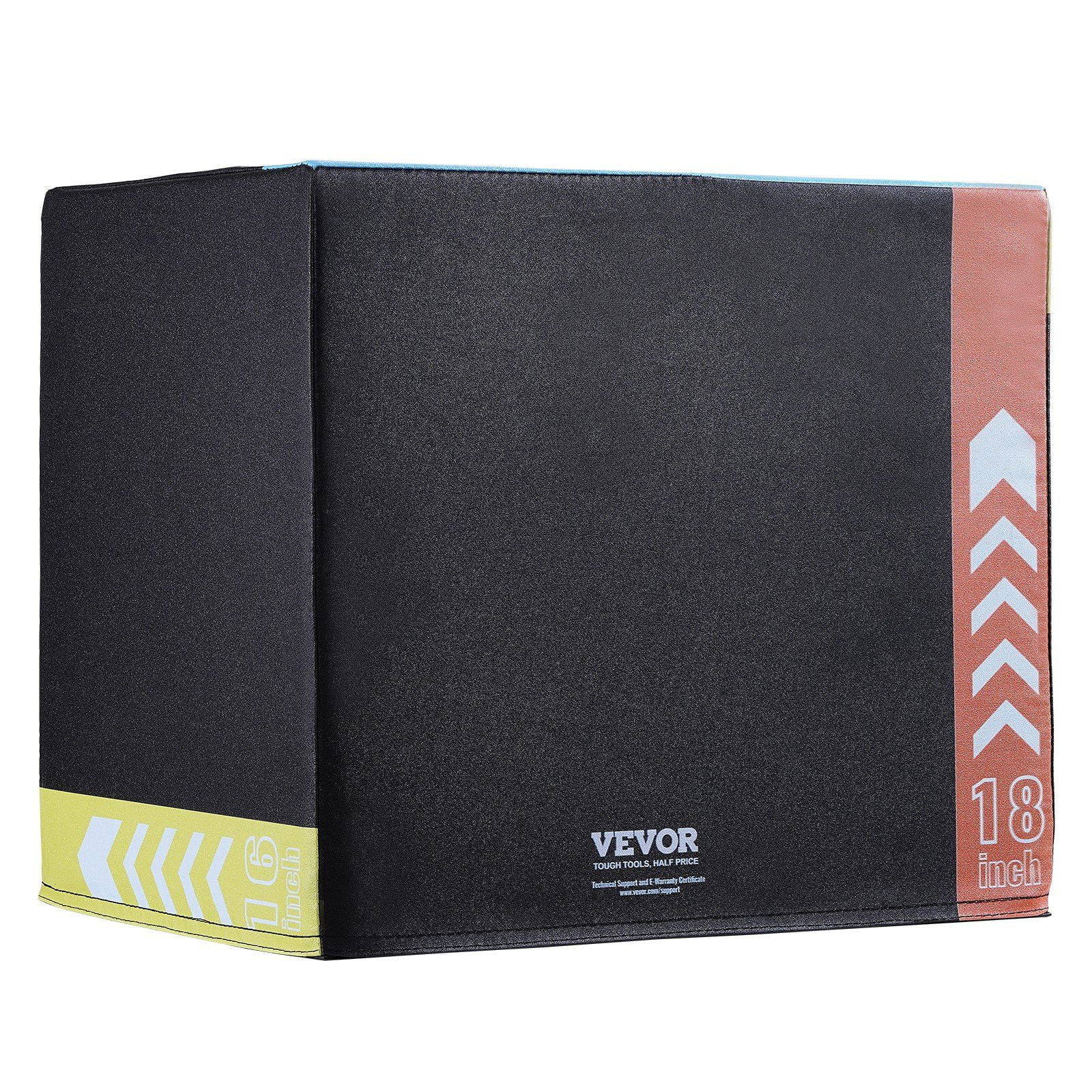 Anti-Slip Plyometric Box Set, 3-in-1 20/18/16 Inch Jump Box for Home ...