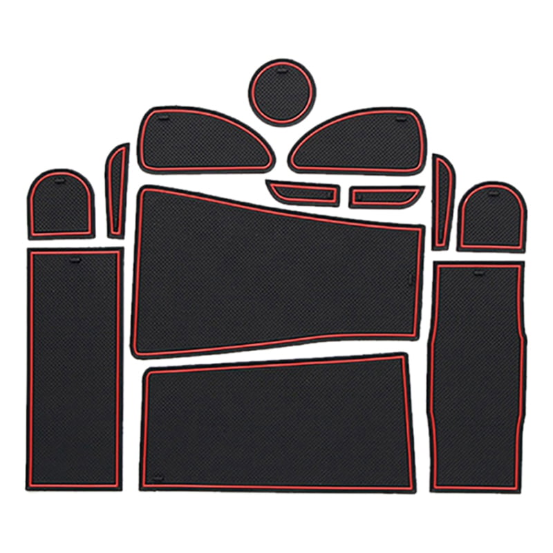 Anti-Slip Rubber Gate Slot Cup Mat For Toyota Prius 30 XW30 ZVW30 2010 ...