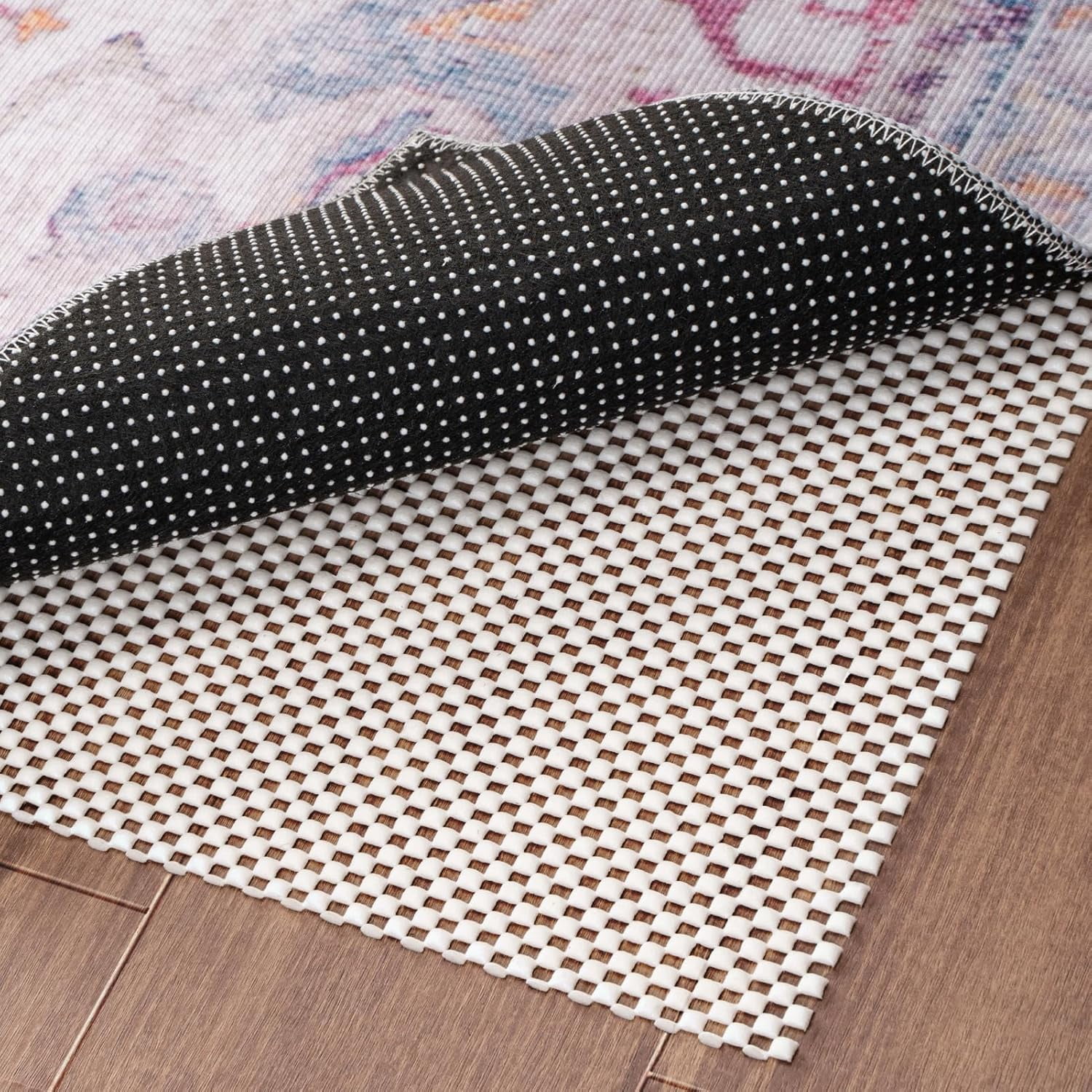 Anti-Slip Rug Pad Grippers Thickened Carpet Mat Under Area Rugs ...
