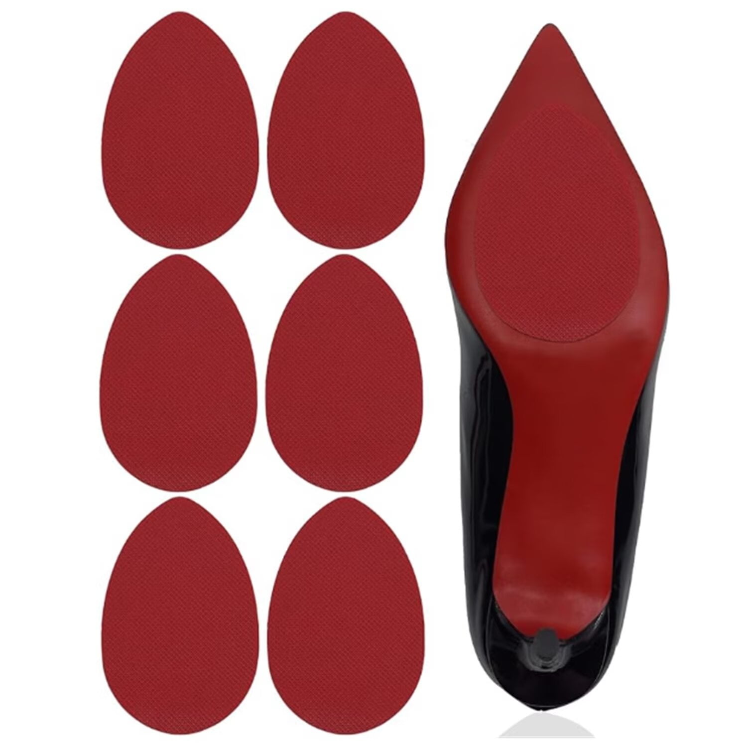 Anti-Slip Shoe Grips by Non Skid Rubber Bottom Sole Grip, 10 Pcs Self ...