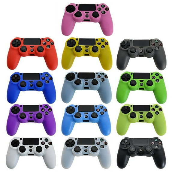 Anti-Slip Silicone PS4 Controller Protective Cover Sleeve Multi-Color ...