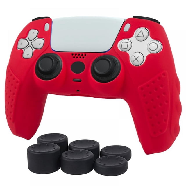 Anti-Slip Silicone Skin Cover Protector Case for PlayStation 5 ...