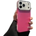 Anti-Slip Solid Color Camera Protect Phone Case for iPhone (Red,iPhone ...