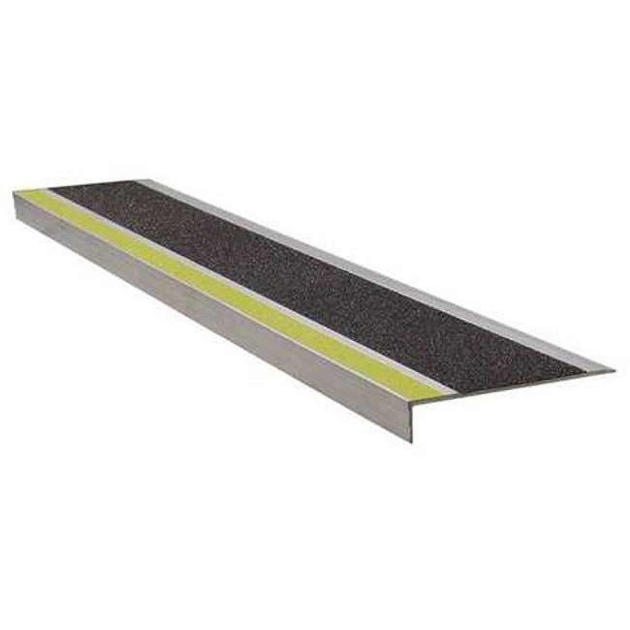 Anti-Slip Stair Safety Treads 6.5 in. Deep x 4 ft. Long, Yellow & Black ...